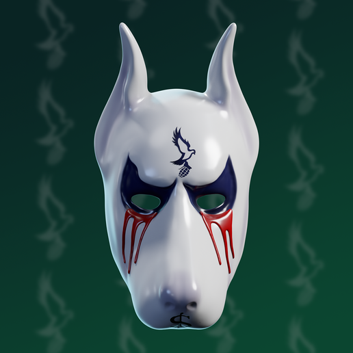 🎭 J-Dog Mask, Hollywood Undead・ STL File for 3D printing・Cults