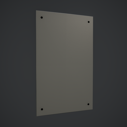 🏠 Sad Face panel・Free 3D File for 3D printing・Cults