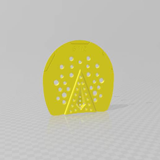 STL file Farrier Hoof Pad with Frog Support and Closed Sole with holes ...