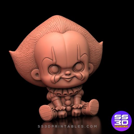 Pennywise stl - Cults3D 3D Model | 3Drop