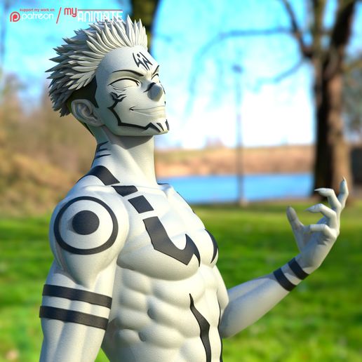 🗿 SUKUNA - 3D PRINTABLE FIGURE・ STL File for 3D printing・Cults