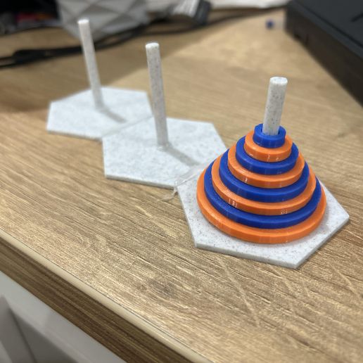 Free STL file Towers Of Hanoi 📐 ・3D printing template to download・Cults