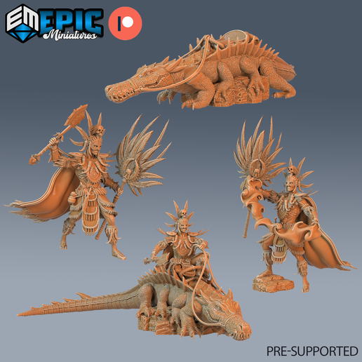 3D file Vodoo Priest Set ‧ DnD Miniature ‧ Tabletop Miniatures ‧ Gaming ...