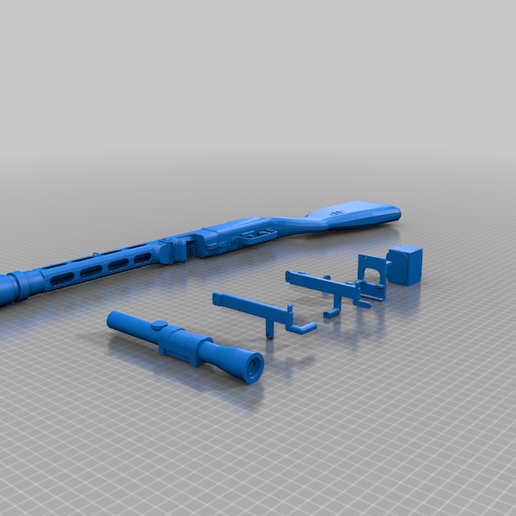 ⭐ Star Wars Kijimi spice runners blaster ( PPSh-41 mod )・Free STL File ...