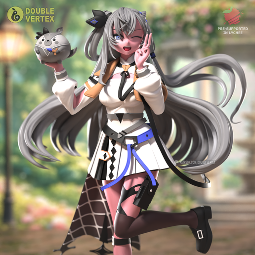 🪪 Vestia Zeta - Hololive ID Vtuber Figure・ STL File for 3D printing・Cults