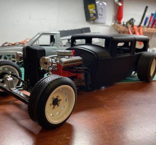 🐀 Rat Rod Grill with shock towers /forward facing servo・ STL File for ...