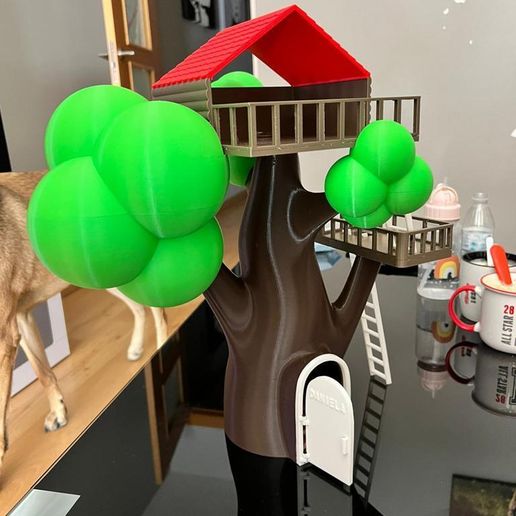 🌳 Tree House・ STL File for 3D printing・Cults