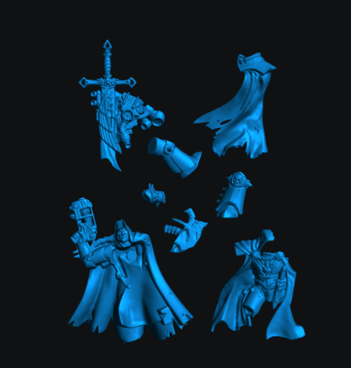 🛰 Chaos marines space guys fallen angel cypher・ 3D File for 3D printing ...