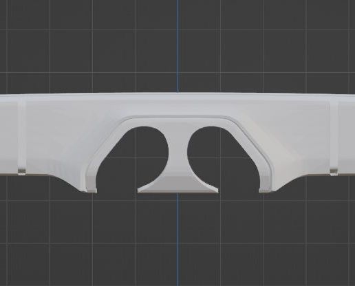 STL file Rear Diffuser With Diagonal Exhaust Slots 🚁 ・3D print model to ...