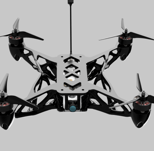quadcopter frame stl