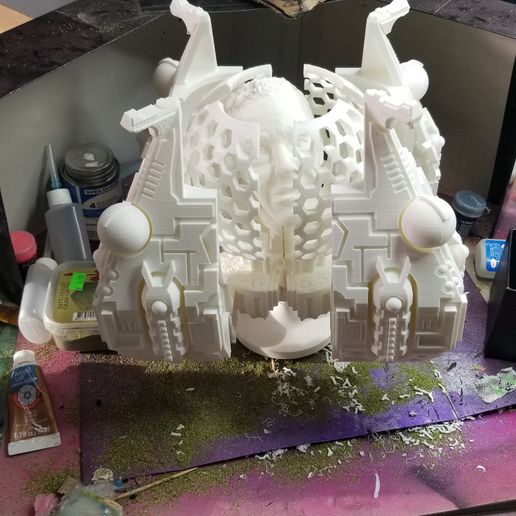 3D printing XENOCYBORG FORCE HOOVER STAR ENGINE 28mm size game • made ...