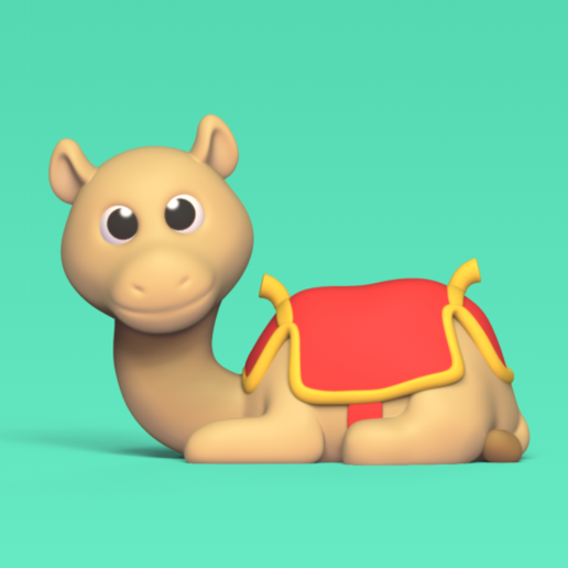 how does a camel lay down