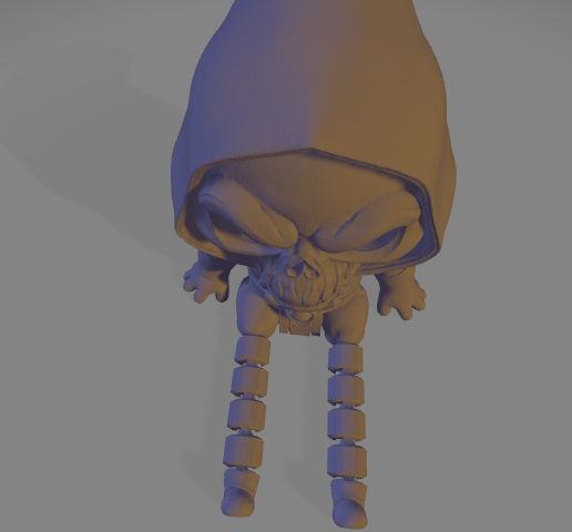 👾 Chibi Sitting Buddy Esqueletor・ STL File for 3D printing・Cults
