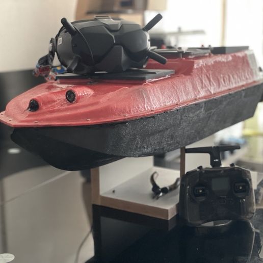 🎏 Carp boat, Bait Boat, fishing boat.・ STL File for 3D printing・Cults