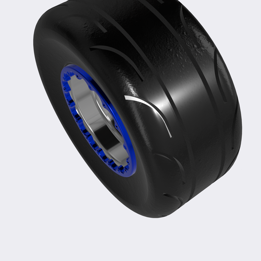 STL file Drag Wheel COMBO Rear Billet Specialties Comp 7 15inch Radial ...