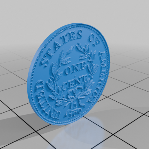 🇺🇸 PGCS CATALOG USA CENTS COINS 1/2 CENT-1 CENT-2 CENT-3 CENT・Free 3D ...