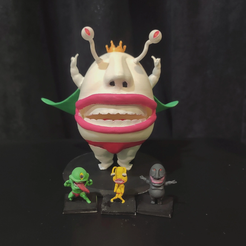 3D printable Yugioh Ojama 3d Model Print Figure Pack・Cults