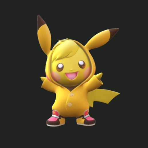 Archivo STL Pikachu en Capucha - Modelo 3D para Impresión 👾 ・Plan ...
