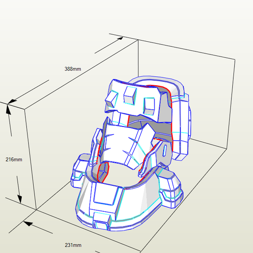 😇 Halo 4 Armor Cosplay Foam Template | Mjolnir Spartan Armor PDO File ...