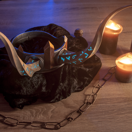 🤴 Demon King Crown・Free 3MF File for 3D printing・Cults