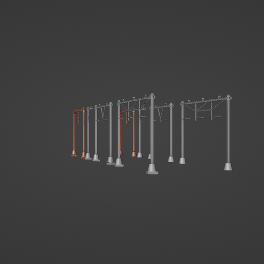 🛤️ DUTCH RAILWAY CATENARY (1/87 SCALE)・ 3D File for 3D printing・Cults