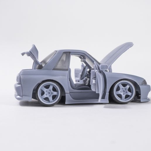 🚗 Nissan SKYLINE GTR-32 TOONED CAR MODEL KIT・ STL File for 3D printing ...