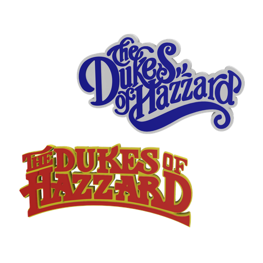 🎬 3D MULTICOLOR LOGO/SIGN - The Dukes of Hazzard (Two Versions)・ STL ...