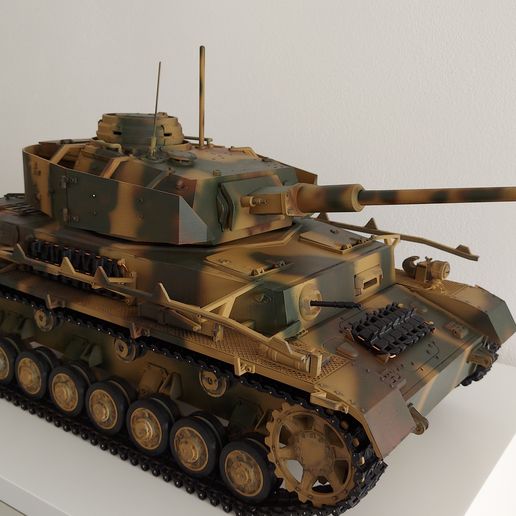 🚗 PANZER IV RC 1/10 Panzerbefehlswagen IV Ausf. J・ 3D Datei für 3D ...