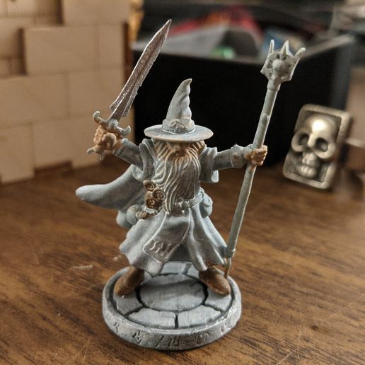 3D printing Battlemaul Expedition 59 Wizard Hero • made with Elgoo ...