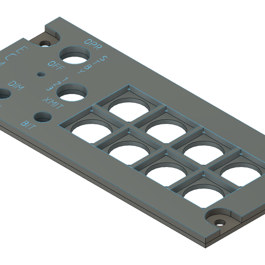 3D file F-16 C Block 52 - ECM Panel ️ ・3D printable model to download・Cults