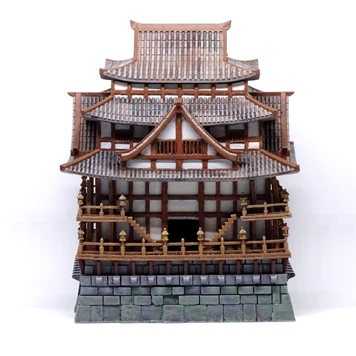 The East Asian Castle - Age of Empires 2 🏯・ STL File for 3D printing・Cults