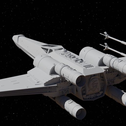 🚀 X-Wing・ STL File for 3D printing・Cults