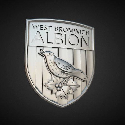 3D file fc West Bromwich Albion 3d model printable 🏈 ・3D printer design ...
