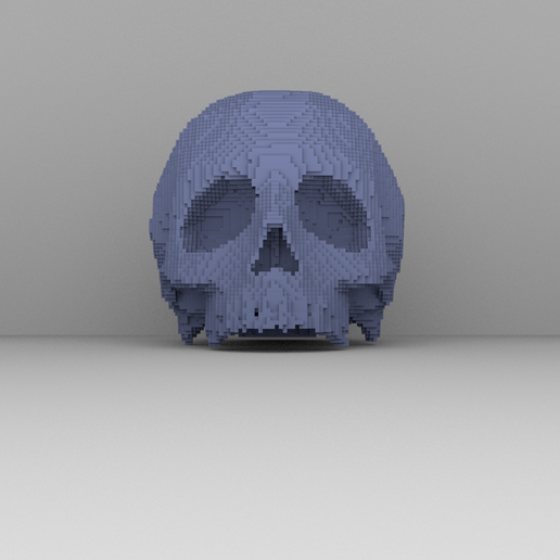 STL file Minecraft Skull 💀 ・3D print design to download・Cults