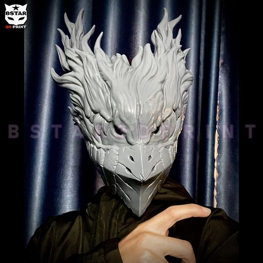 3D printable Dark Deku Mask - My Hero Academia Cosplay • made with ...