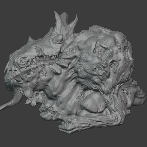 👹 plague demon corbax・ 3D File for 3D printing・Cults