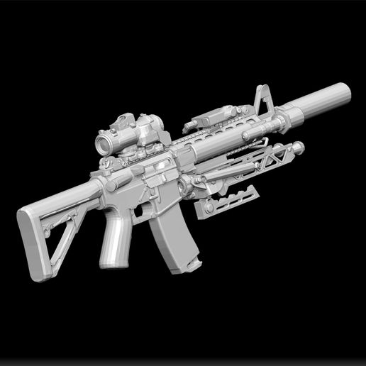 Archivo STL us marine corps infantry rifle 🔫 ・Modelo para descargar e ...