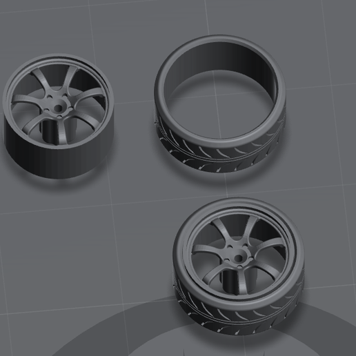 👽 1/64 Wheels Sev7n・ STL File for 3D printing・Cults