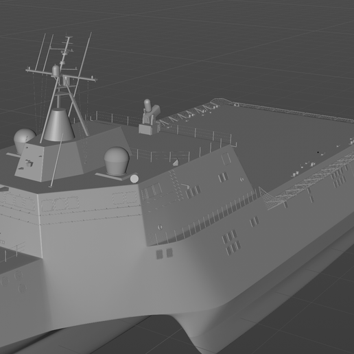 🚢 Digital model of the USS Independence (LCS-2) littoral combat ship ...