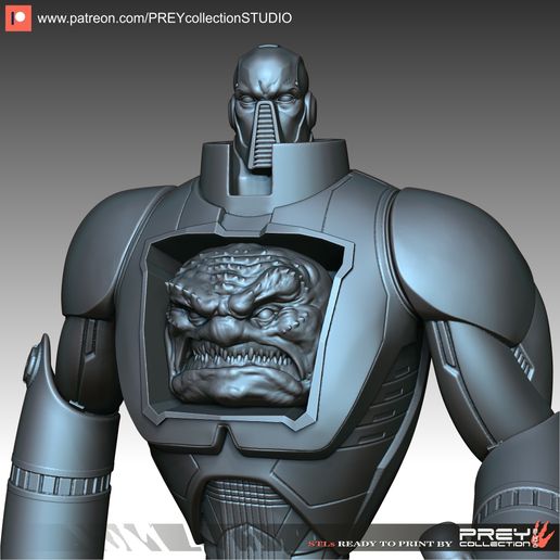 🗿 KRANG 1-10 SCALE・ 3D File for ・Cults