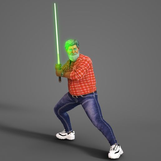 George Lucas Statuette・ STL File for 3D printing・Cults