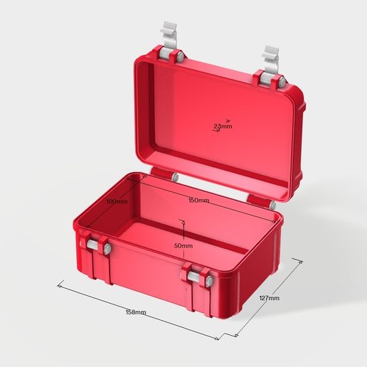 📦 3D Printable Rugged Box - Coca Cola logo・ 3D File for 3D printing・Cults