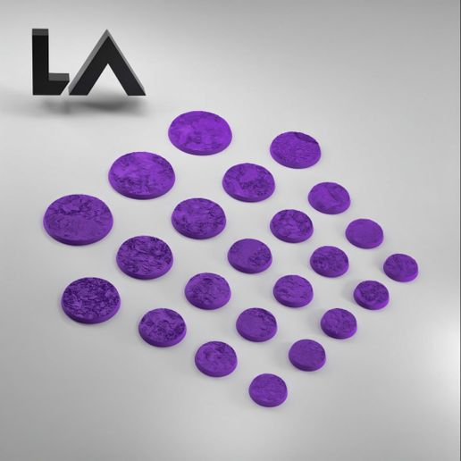 🎲 HD Base Set 14 - Corals・ 3D File for 3D printing・Cults