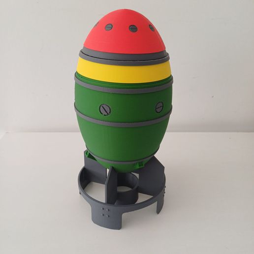 🎲 Fallout mini-nuke container・ STL File for 3D printing・Cults