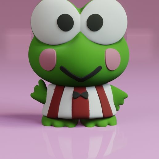 🗿 Keroppi Sanrio・Fichier STL pour Impression 3D・Cults