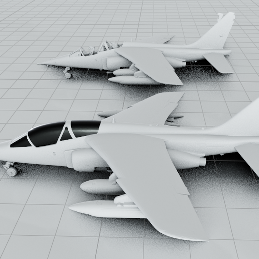 ️ Dassault Dornier Alpha Jet A attack Aircraft MODEL・ STL File for 3D ...