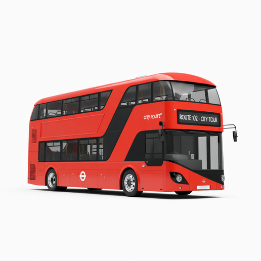 🏙️ Double Decker City Tour Bus・ STL File for 3D printing・Cults