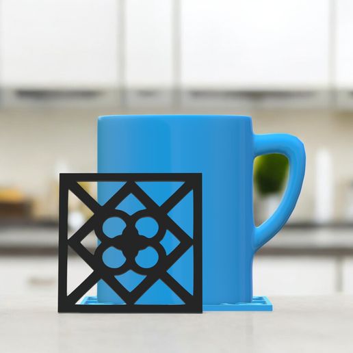 OBJ file Coasters Stylish and Functional, Tea, Coffee, Alcohol 🫖 ・3D ...