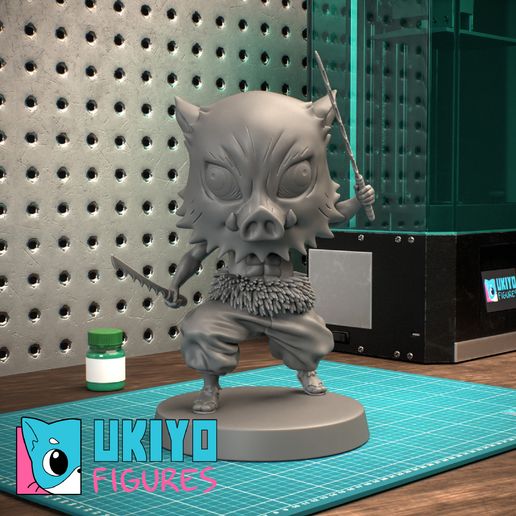 👾 Inosuke (Chibi)・ 3D File for 3D printing・Cults