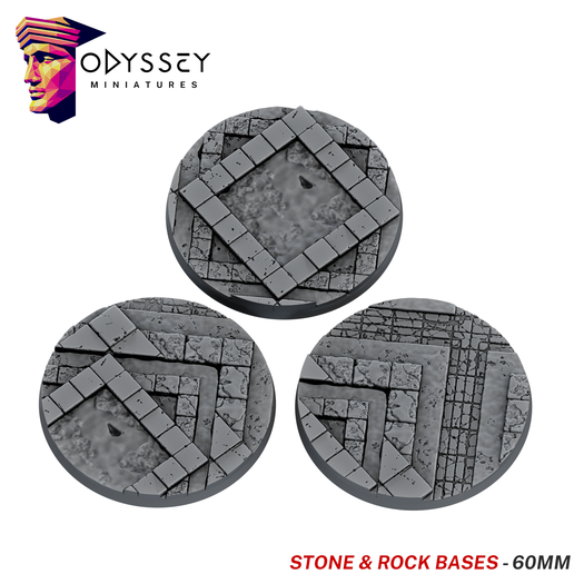 🪨 Stone and Rock Bases - Merchant Complete Set・ 3D File for 3D printing ...
